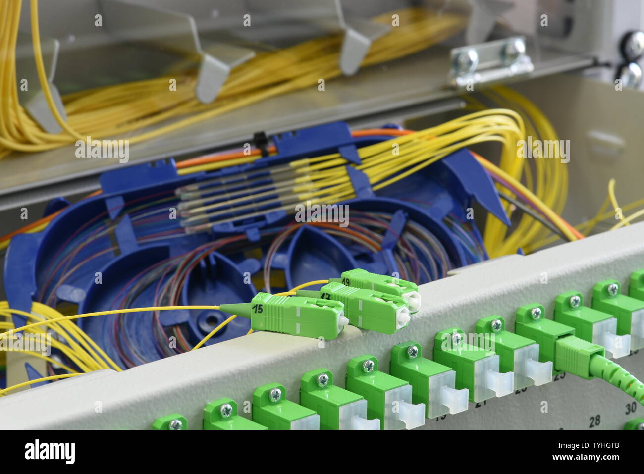 Optical Distribution Frame Stock Photo - Alamy