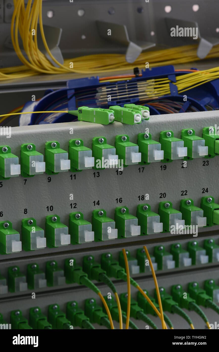 Optical Distribution Frame Stock Photo - Alamy