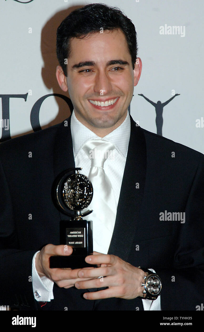 John Lloyd Young, Best Actor Musical:"Jersey Boys" poses for the media ...