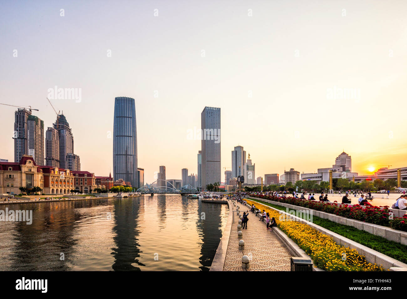 Modern photography at riverbank Stock Photo - Alamy