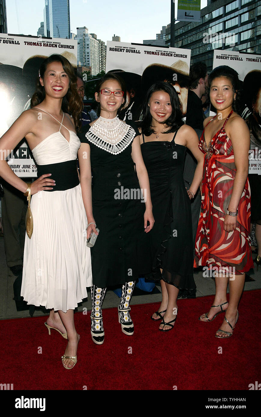 (left to right): Olivia Cheng, Valerie Tian, Caroline Chan and Jadyn ...
