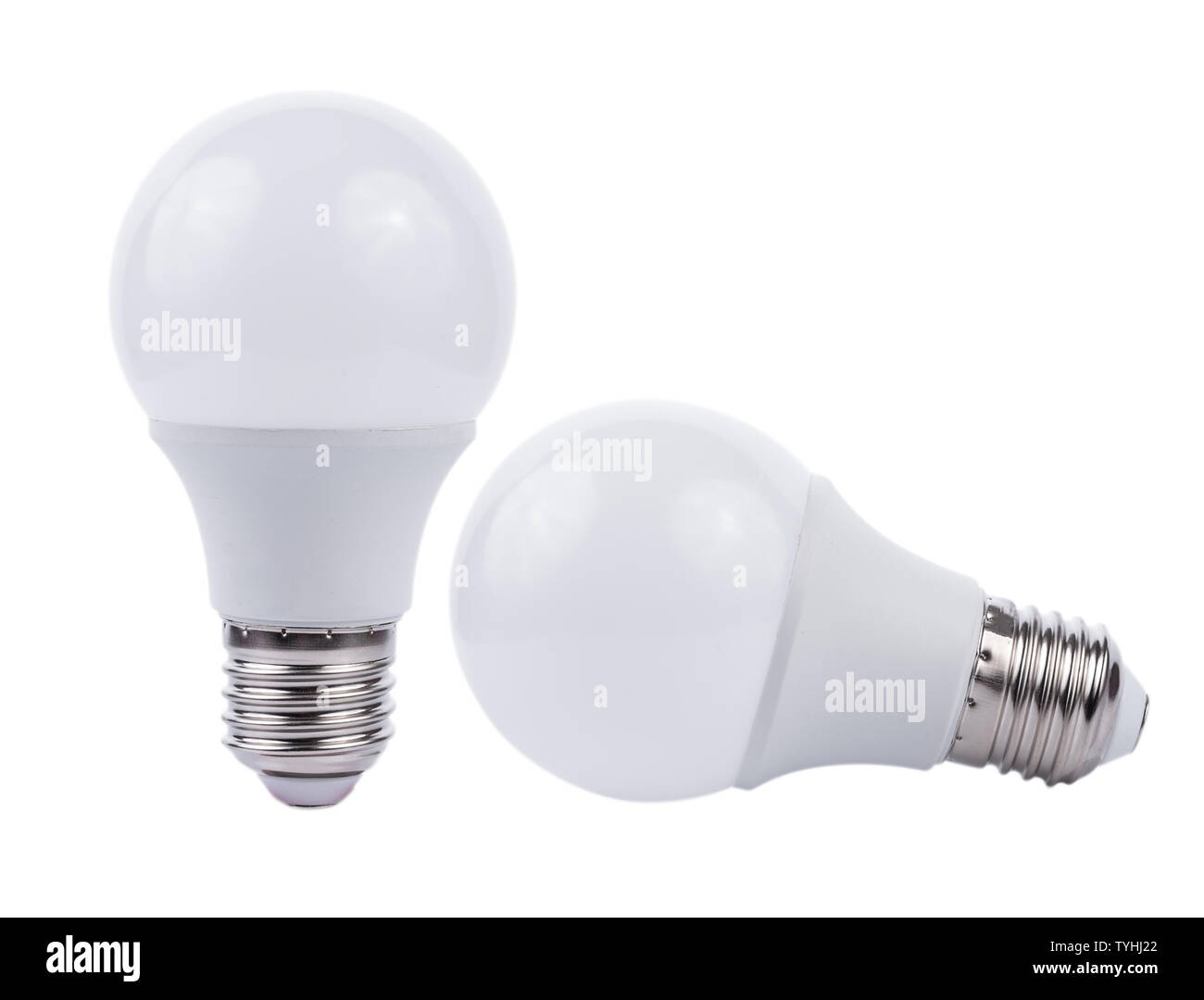 Light bulb isolated on white background Stock Photo - Alamy