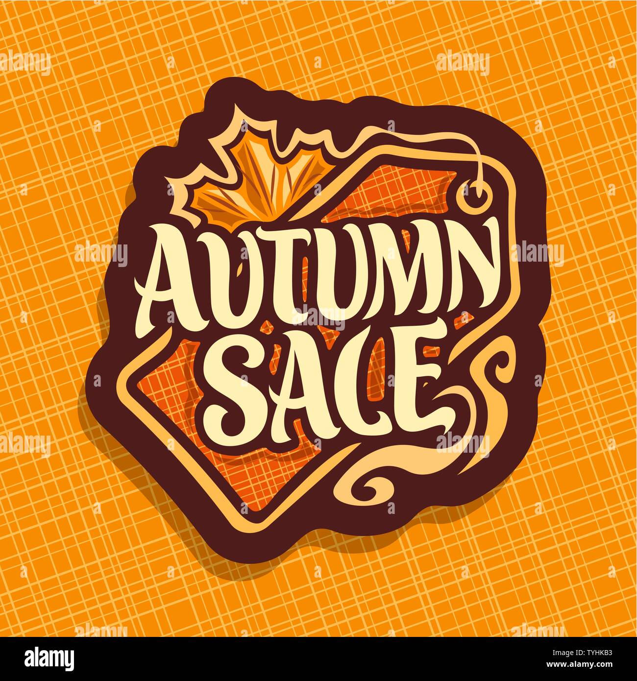 Vector logo for Autumn sale Stock Vector Image & Art - Alamy