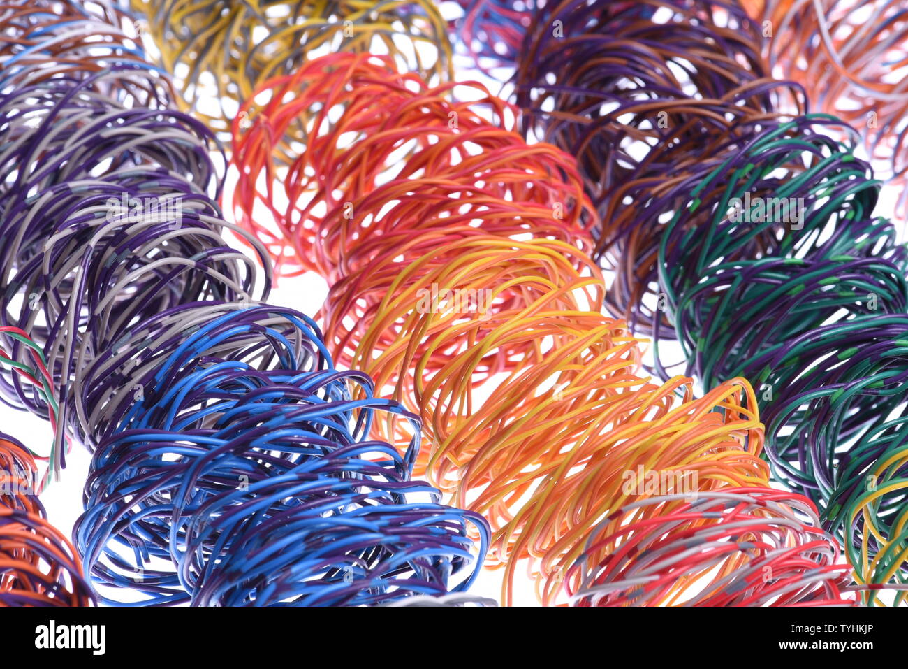Colorful wire pattern hi-res stock photography and images - Alamy