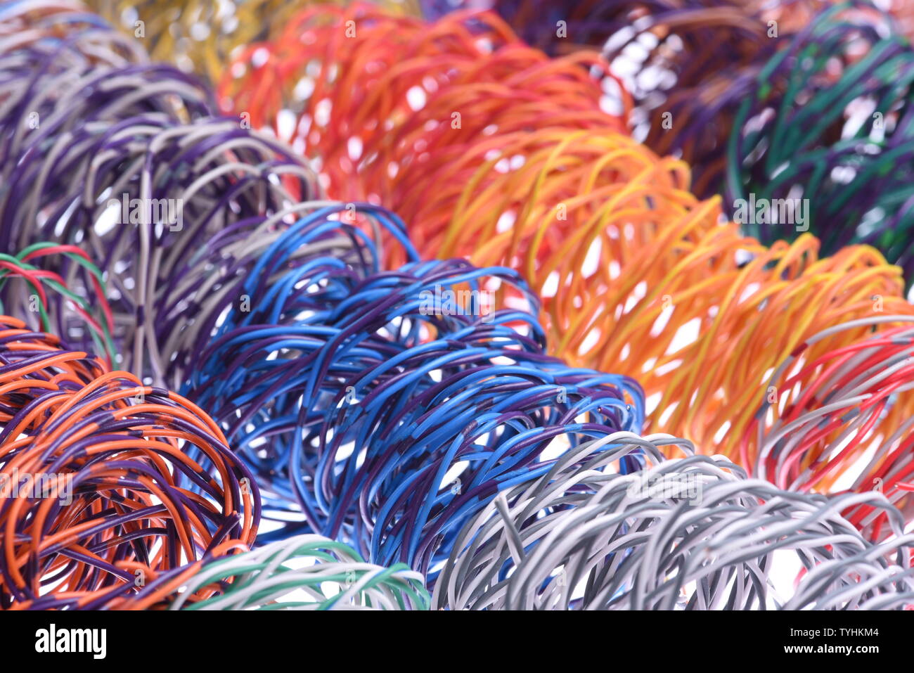 Cable wire computer pattern hi-res stock photography and images - Alamy