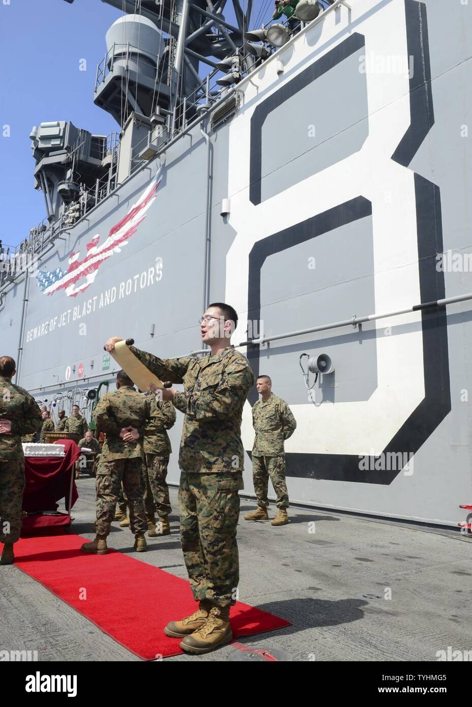 CHINA SEA (Nov. 10, 2016) Capt. Jonathan Shih, assigned to the 11th ...