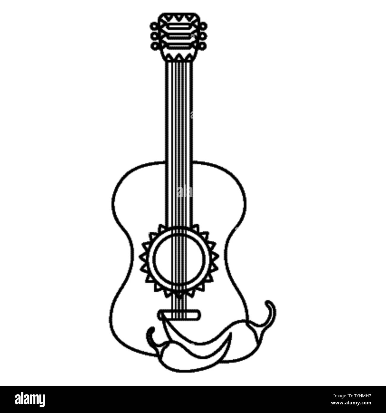 Chilli string Stock Vector Images - Alamy