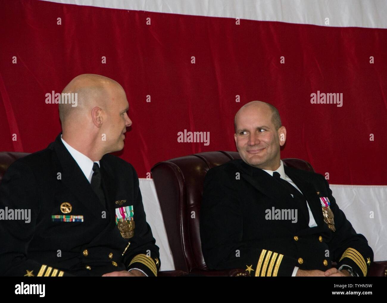 HARBOR, Wash. (Nov. 10, 2016) Capt. Brett Mietus, the former Patrol and ...