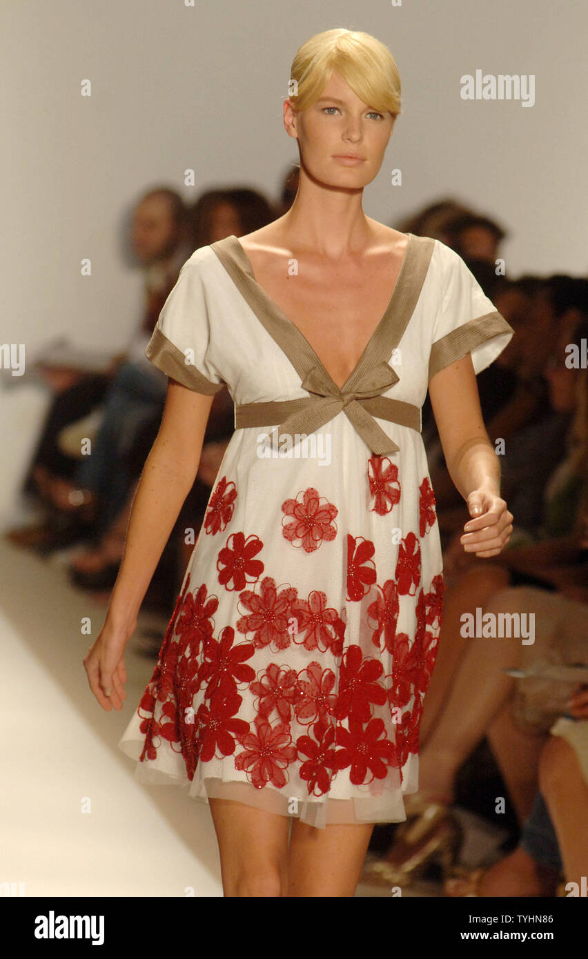 Models present Luca Luca 2007 Spring Fashion colllection shown in New ...