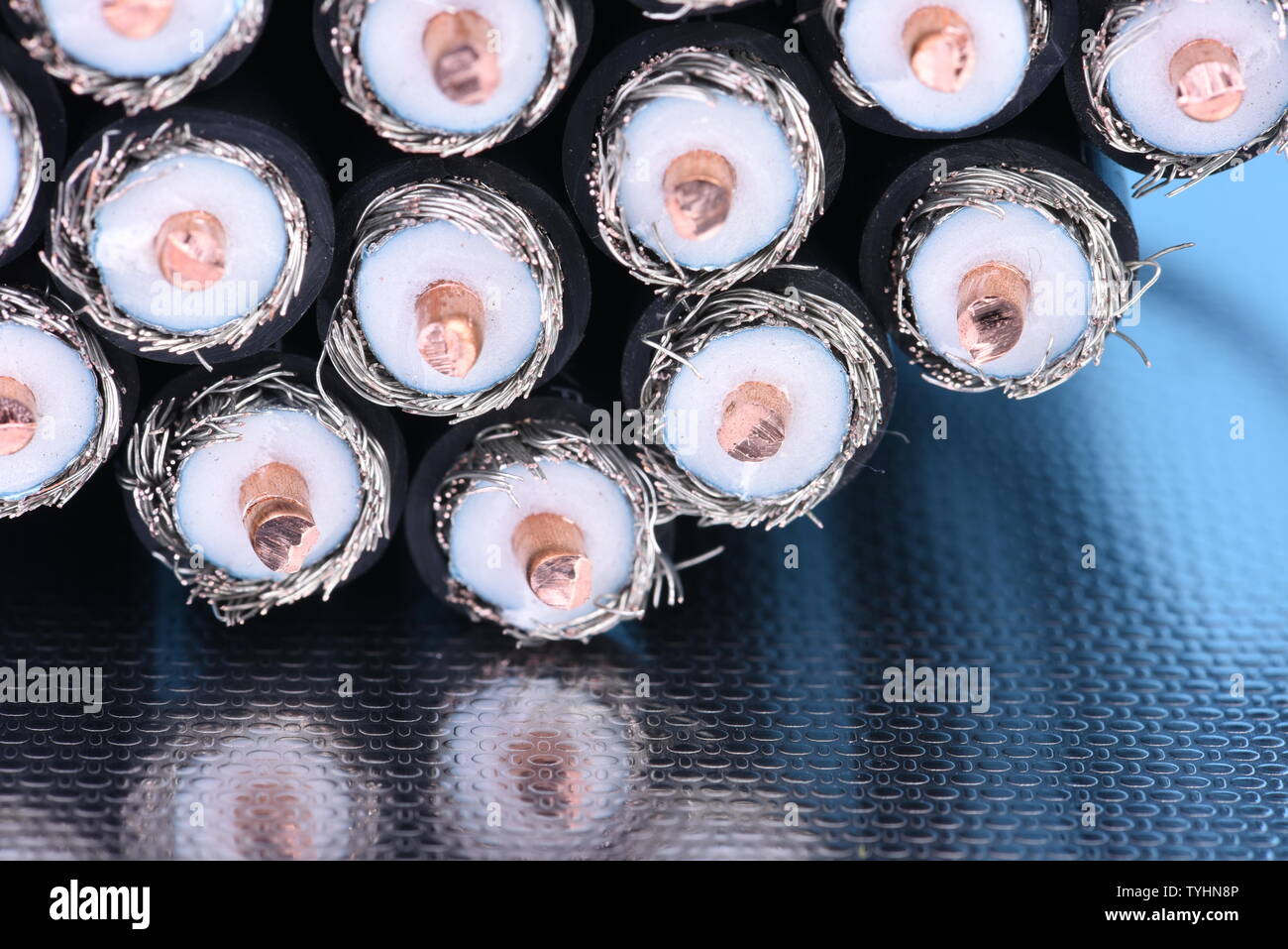 Group of coaxial cable Stock Photo - Alamy