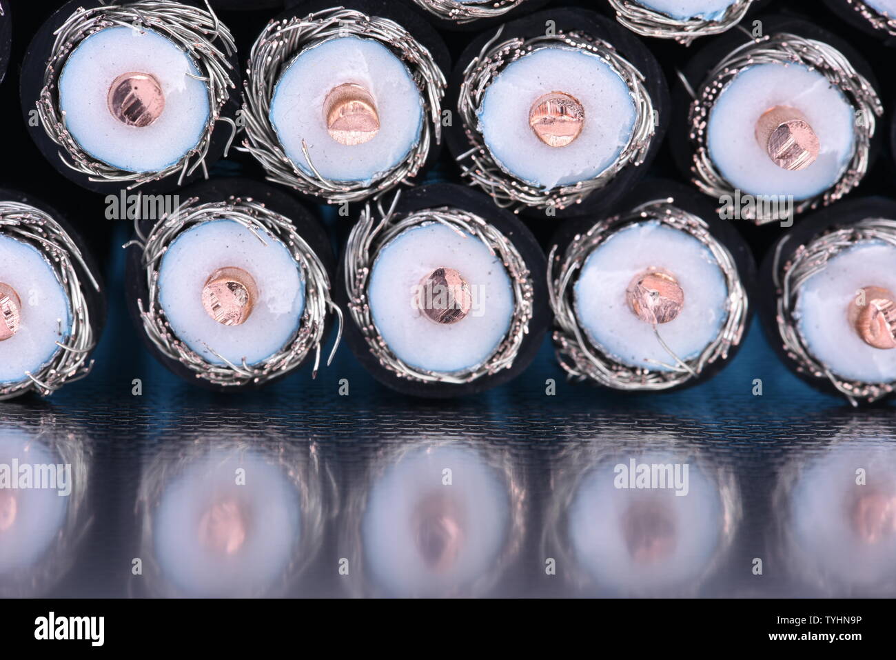Group of coaxial cable Stock Photo - Alamy