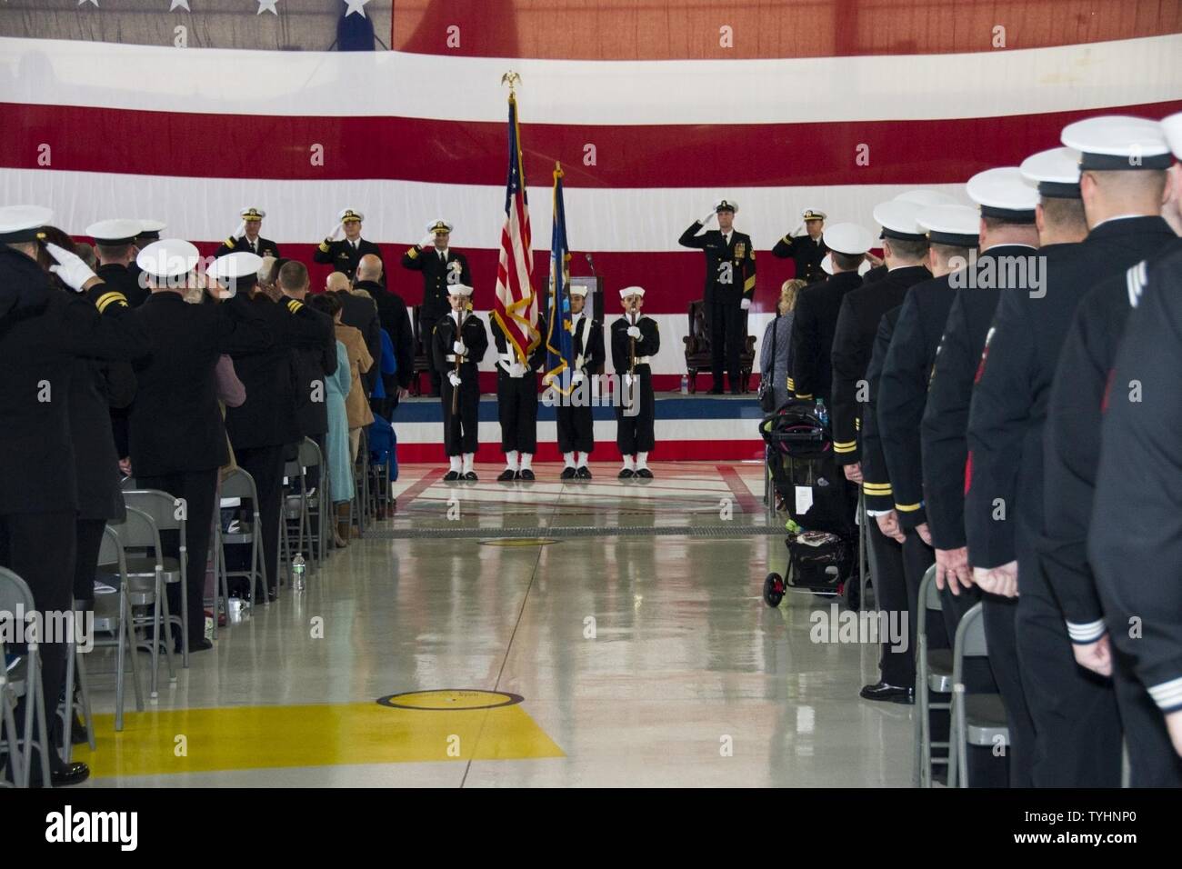 OAK HARBOR, Wash. (Nov. 10, 2016) Members of US Navy Sea Cadets parade ...