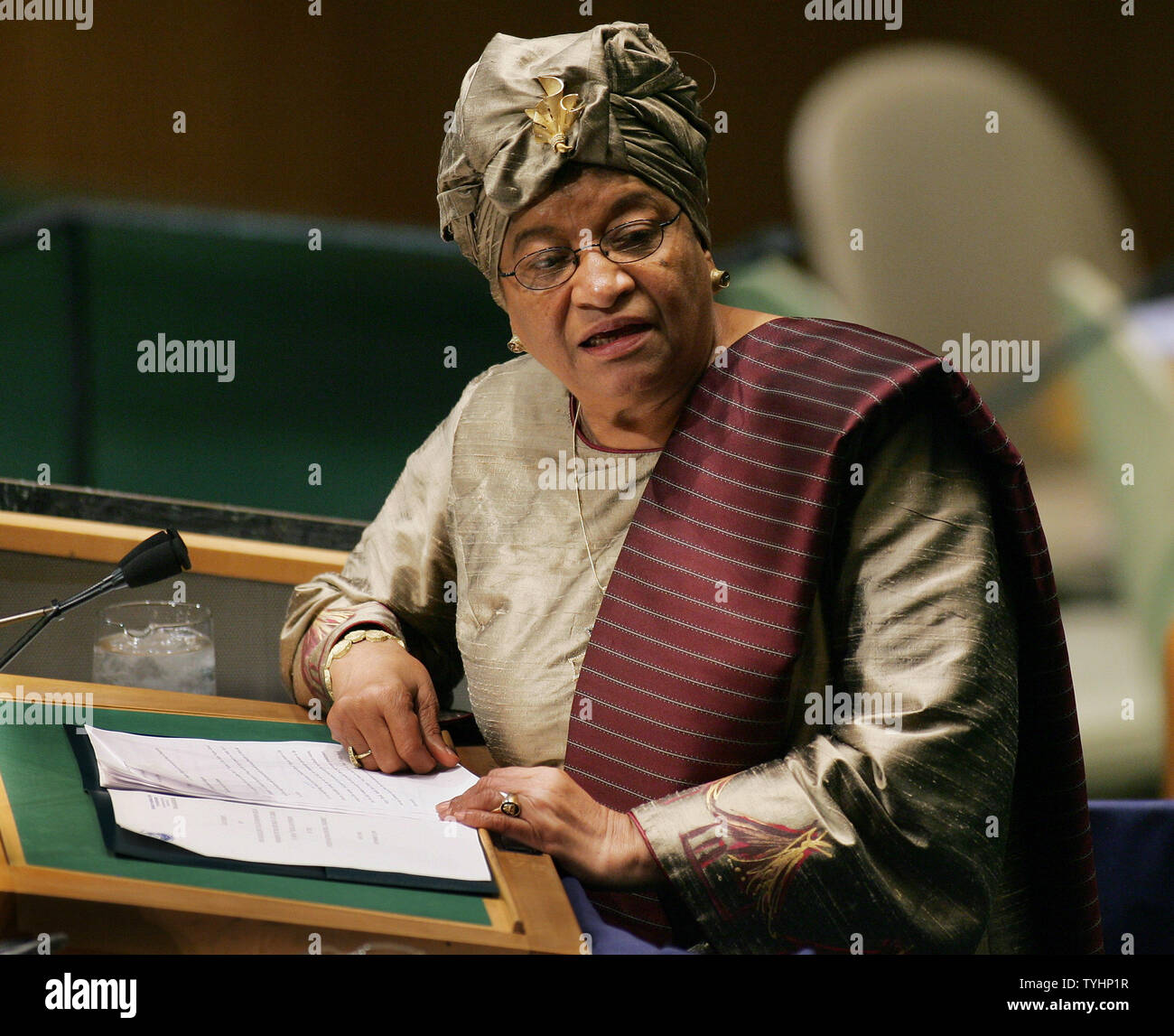 Ellen johnson sirleaf hi-res stock photography and images - Alamy
