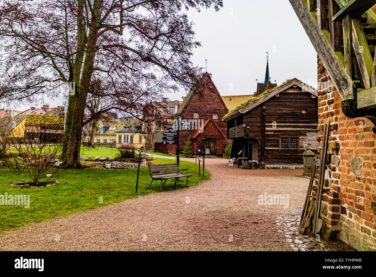 Kulturen, the world's second oldest open-air museum, in the centre of ...