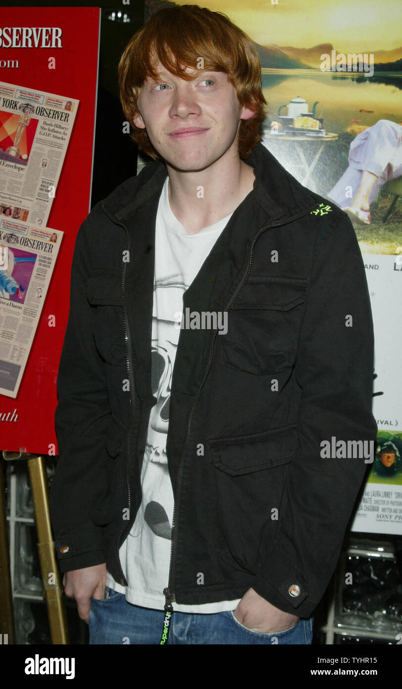 Rupert Grint arrives for the premiere of his new movie "Driving Lessons ...
