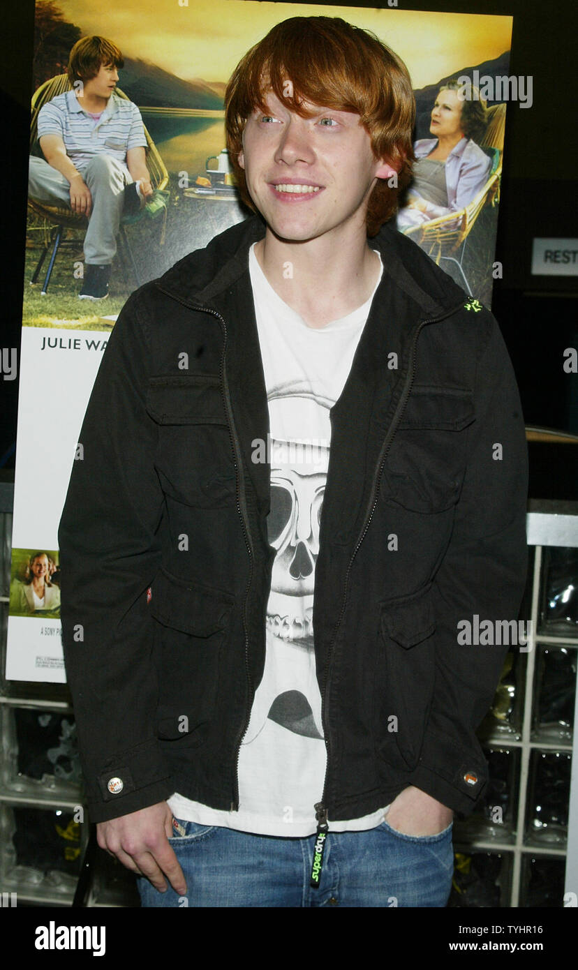 Rupert Grint arrives for the premiere of his new movie "Driving Lessons ...