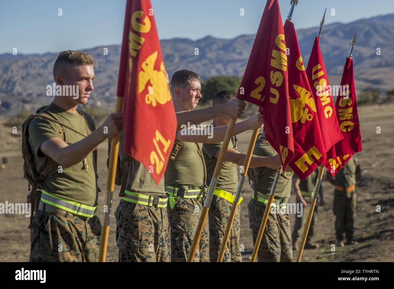 Marines with 2nd Battalion, 1st Marine Regiment, 1st Marine Division ...