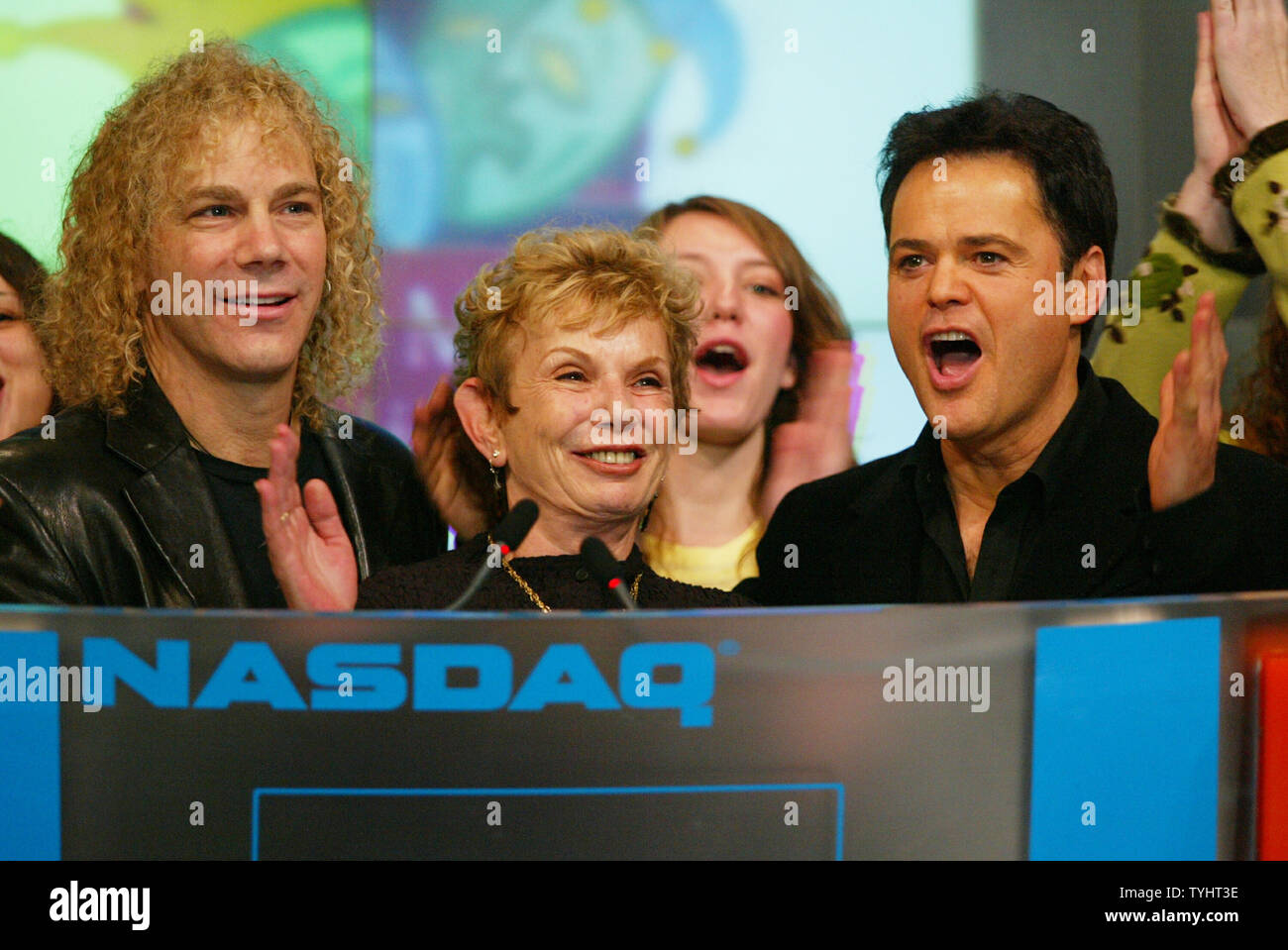 (left to right): David Bryan (Bon Jovi), Dena Hammerstein and Donny ...