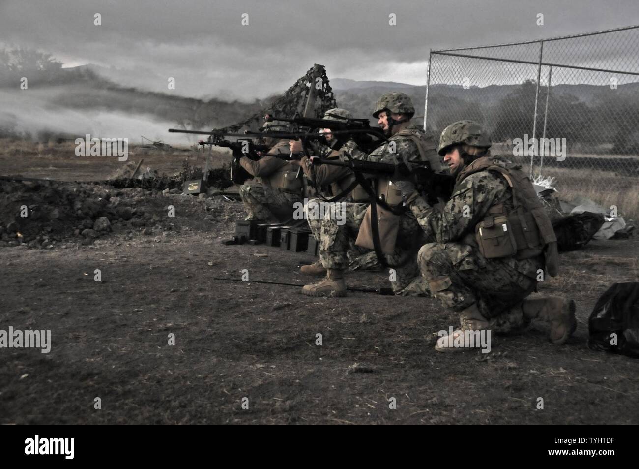 Hunter Liggett, Ca. (Nov. 10, 2016) - Sailors assigned to Naval Mobile ...