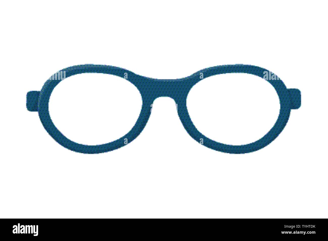 glasses lens cartoon vector illustration graphic design Stock Vector ...