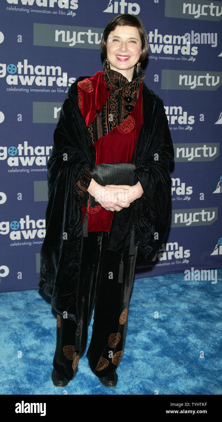 Isabella Rossellini arrives for the 16th Annual Gotham Awards at Pier ...