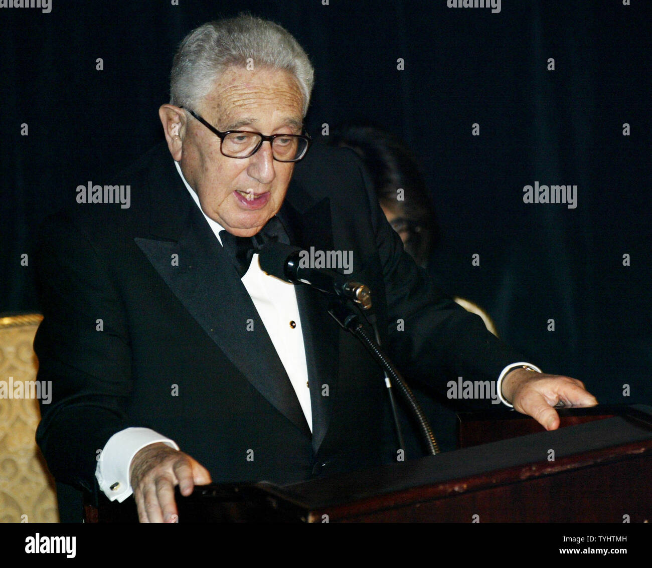 Former Secretary of State Henry Kissinger speaks the Leo Baeck ...