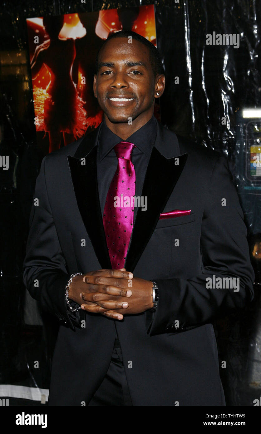 Keith Robinson arrives on the red carpet during the world premier of ...