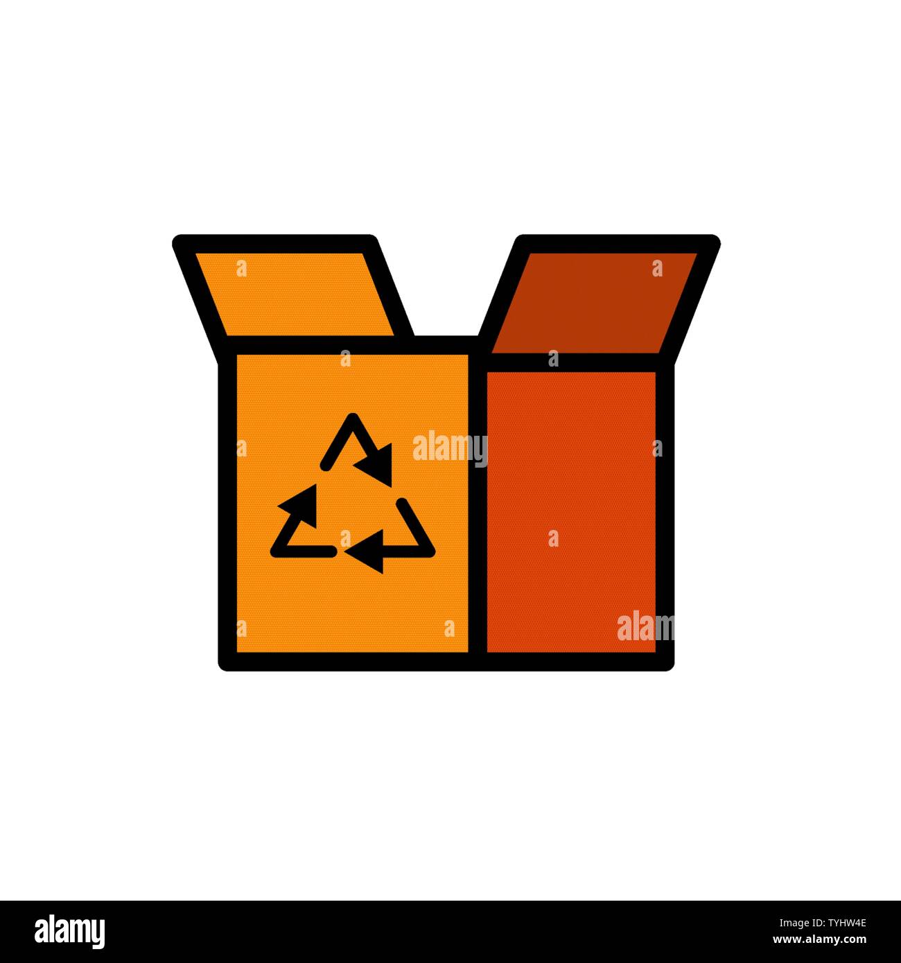 Recycle box design, Ecology eco save green natural environment ...