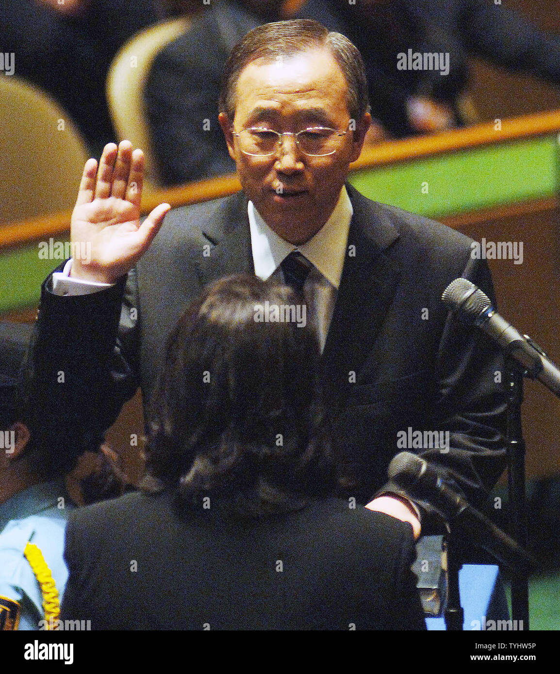 United Nations Secretary General Designated Ban Ki Moon Takes The Oath