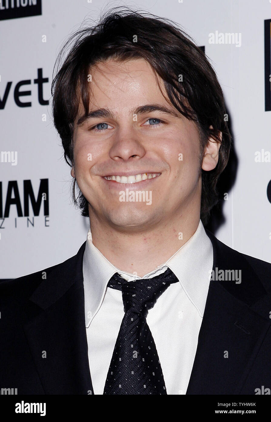 Jason Ritter arrives on the red carpet at the Creative Coalition ...