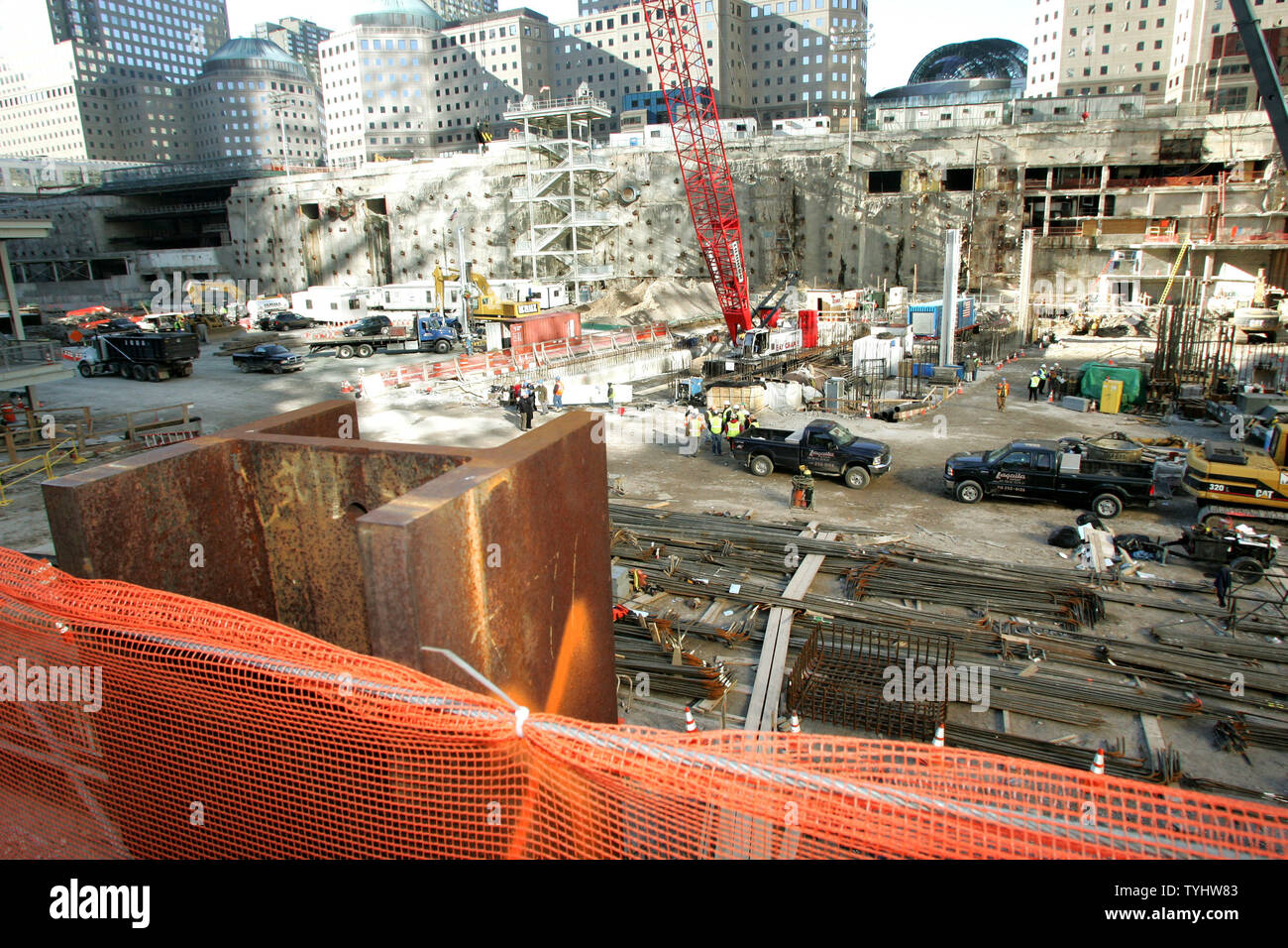 The construction of the 1,776-foot tall Freedom Tower begins at the ...