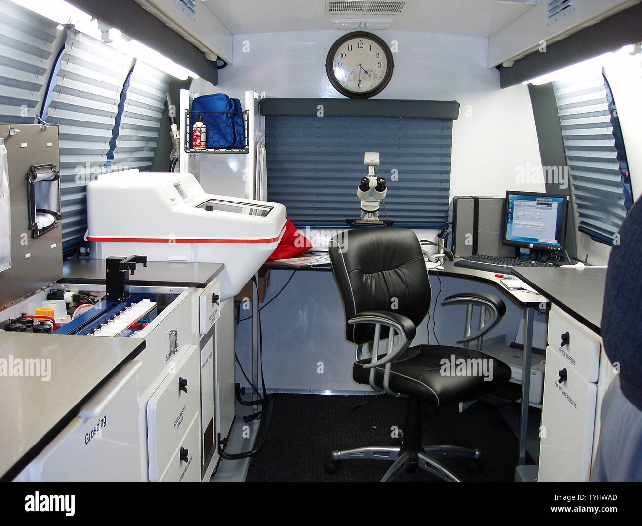 The photo shows a general view of the iinside of the Doctors Pathology ...