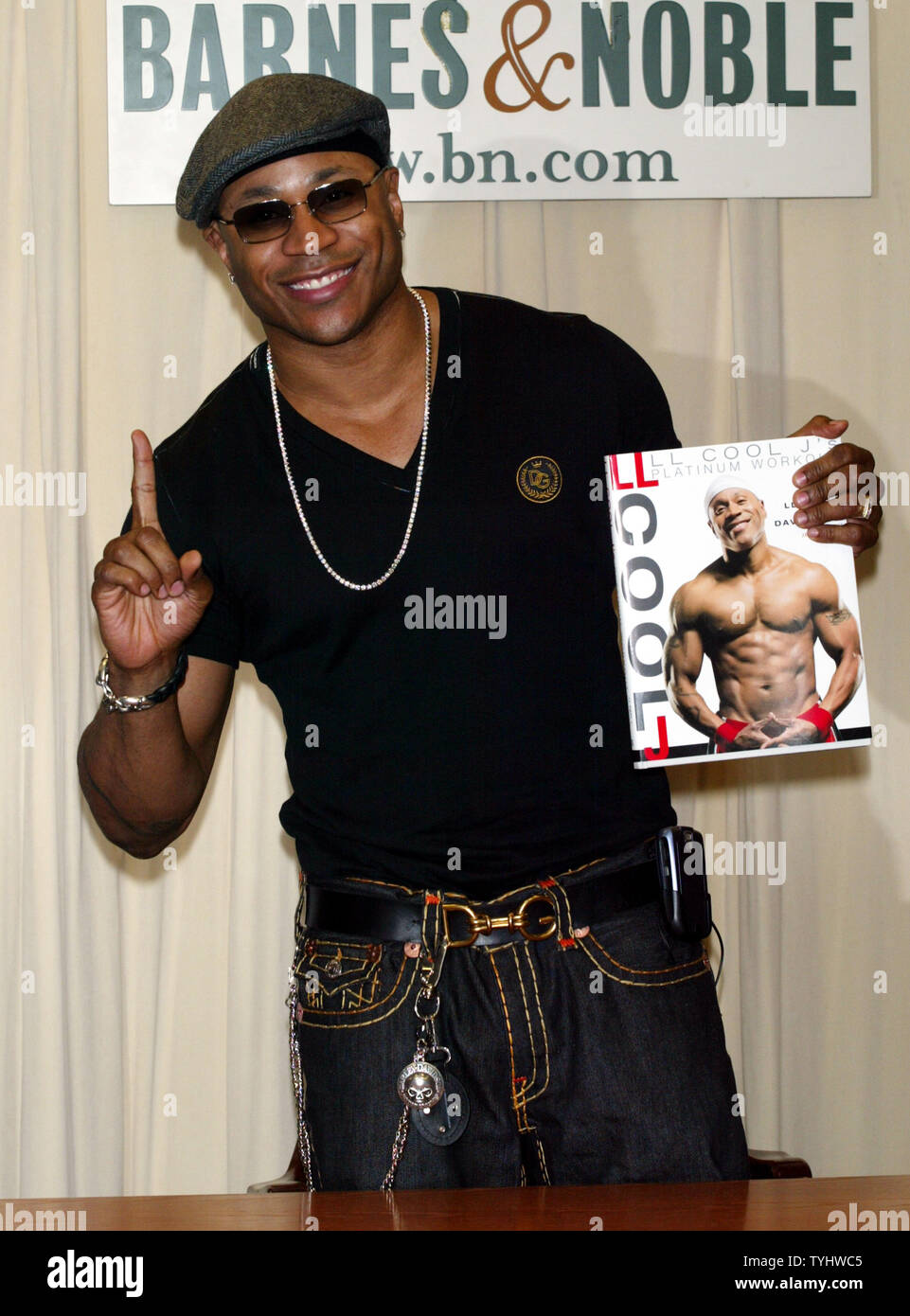 LL Cool J poses for pictures before signing copies of his new book "LL ...