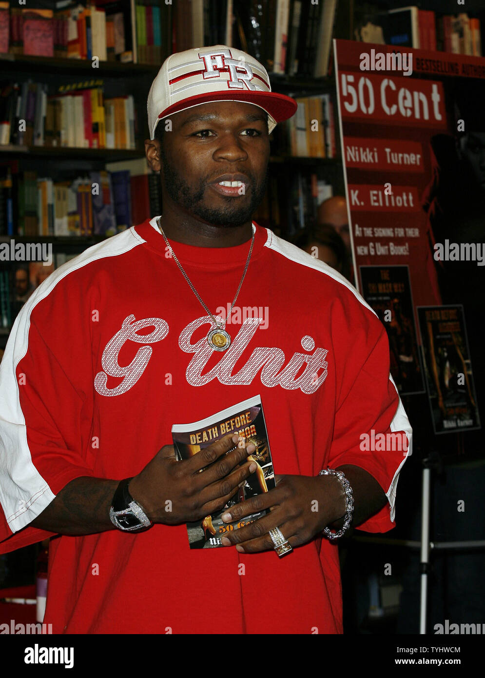 50 Cent speaks before signing copies of "Death Before Dishonor", "Baby ...