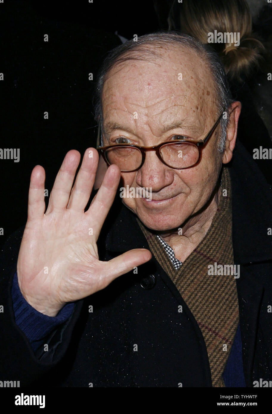 Neil Simon arrives on the red carpet for the film premiere of "Breaking ...
