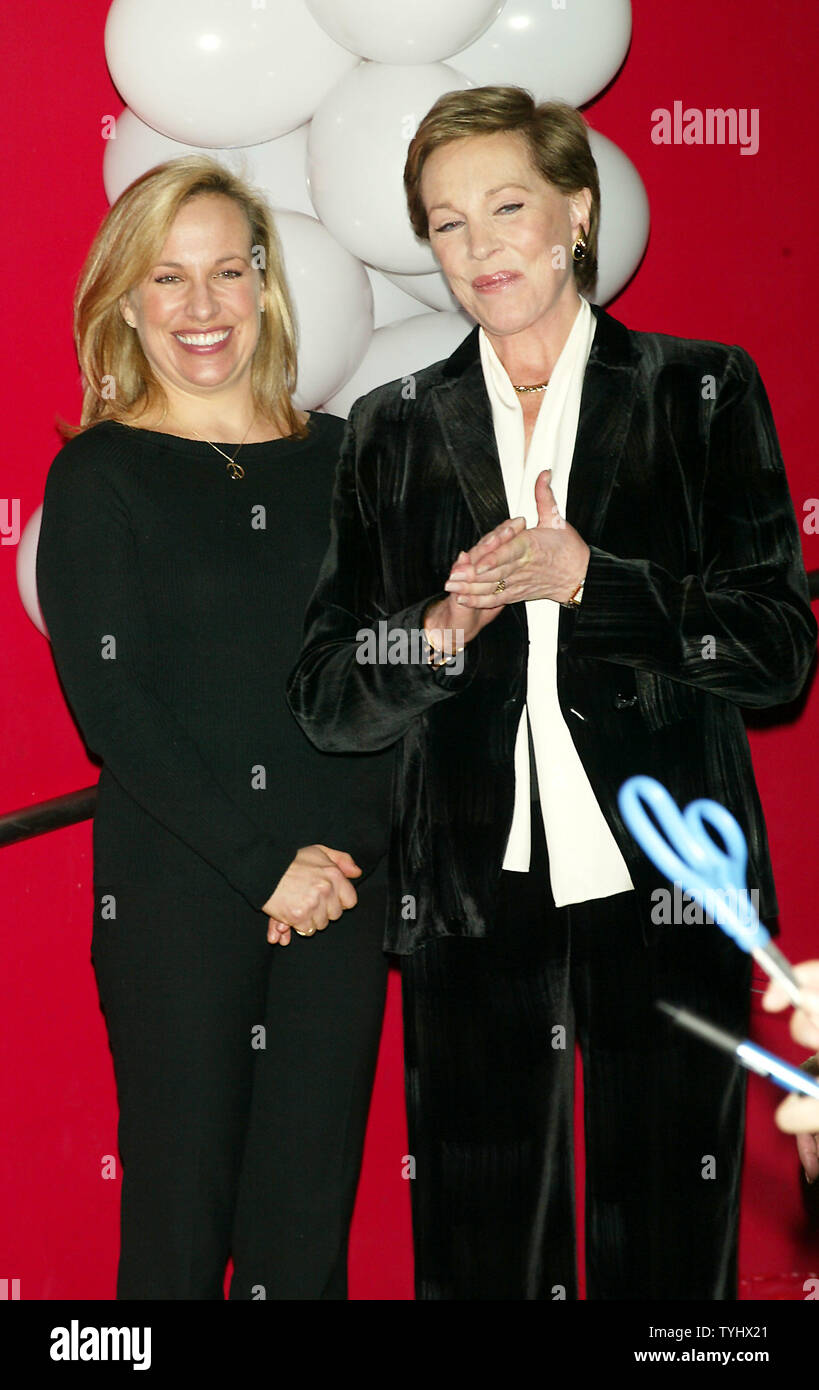 Julie Andrews (right) and daughter Emma Walton Hamilton kick off Kids ...