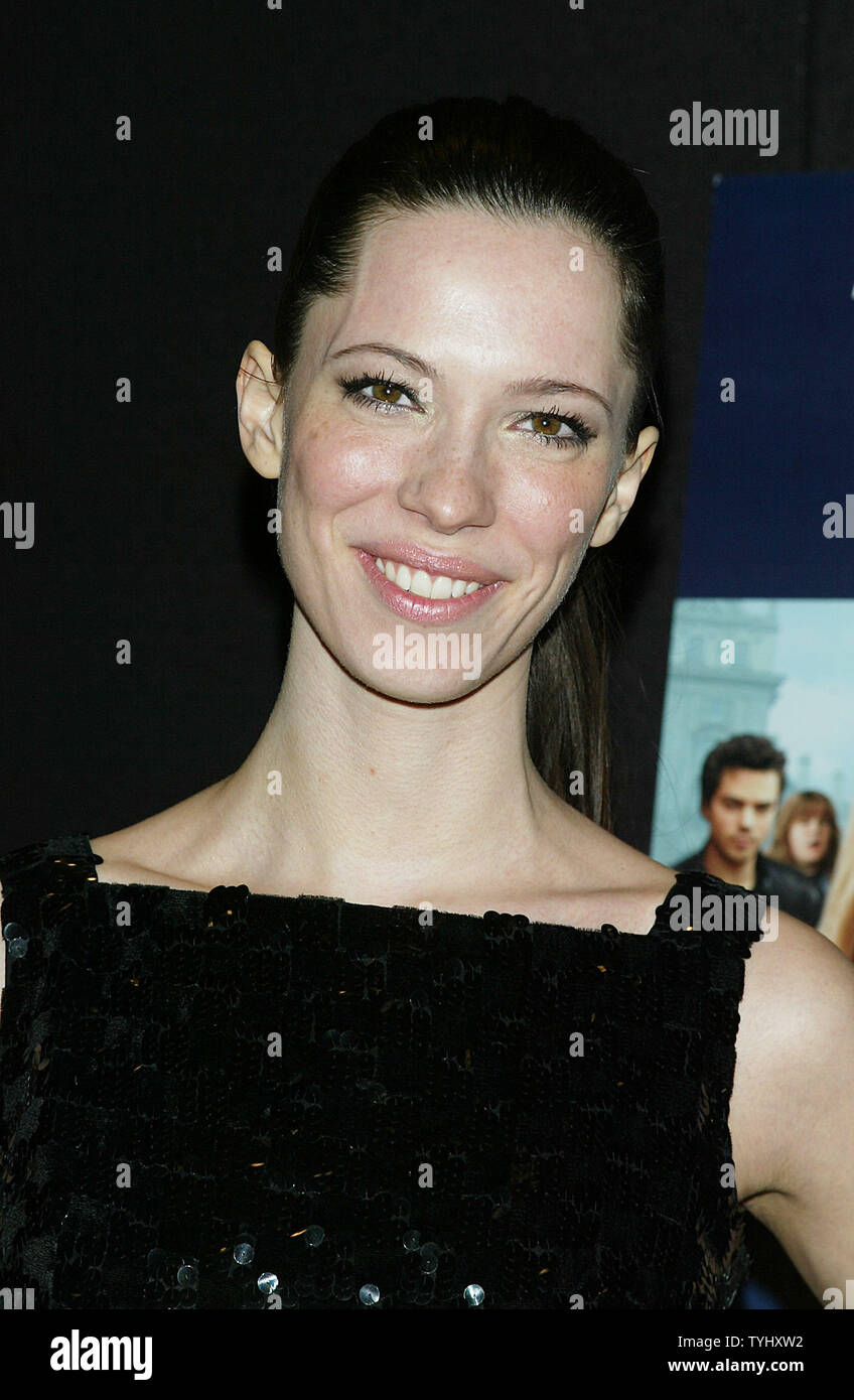 Rebecca Hall arrives for the premiere of "Starter for 10" at the ...