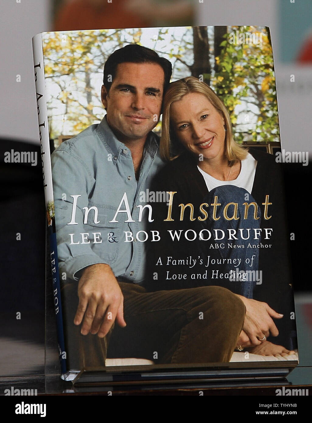 A copy of the book, "In An Instant", written by Bob and Lee Woodruff is ...
