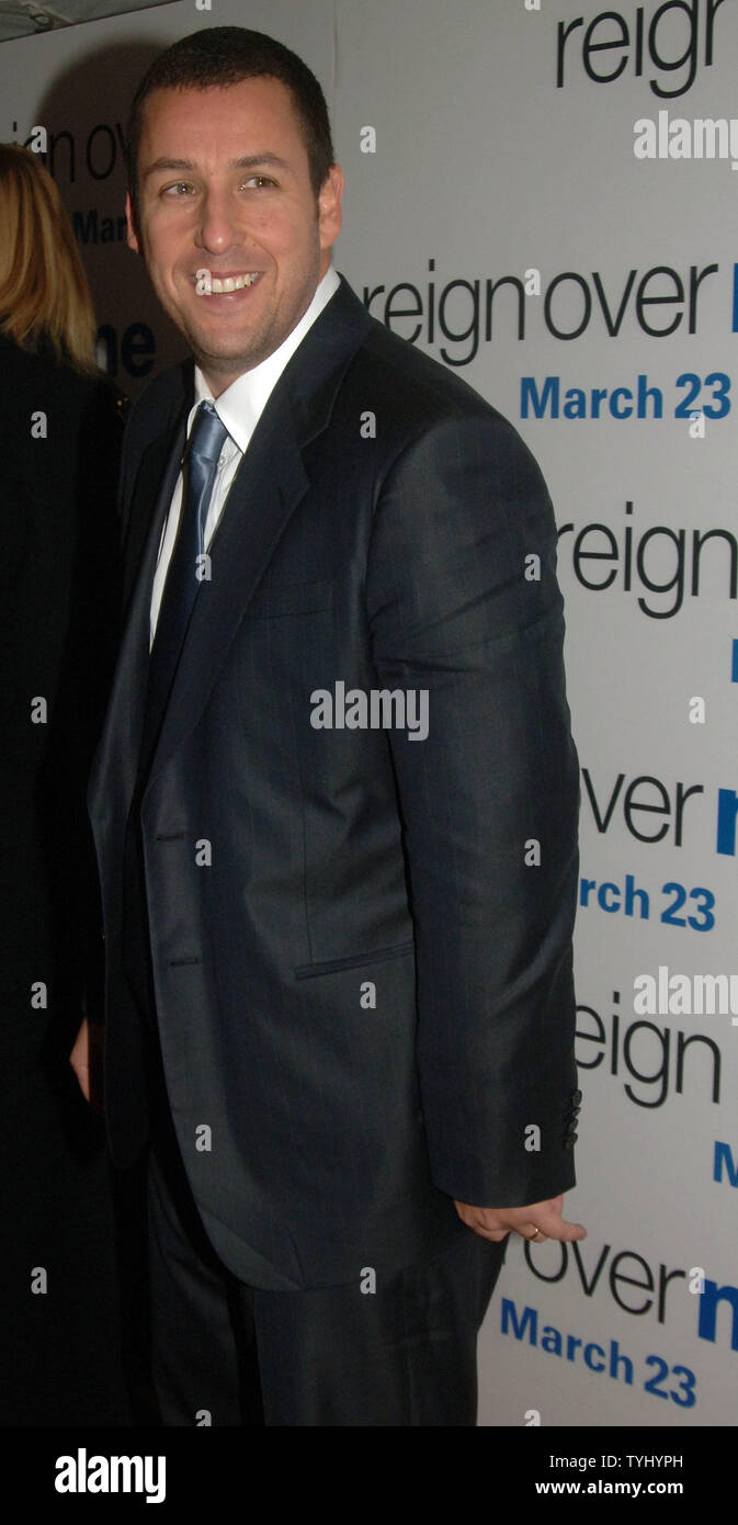 Actor Adam Sandler arrives at the premiere of his new movie "Reign Over ...