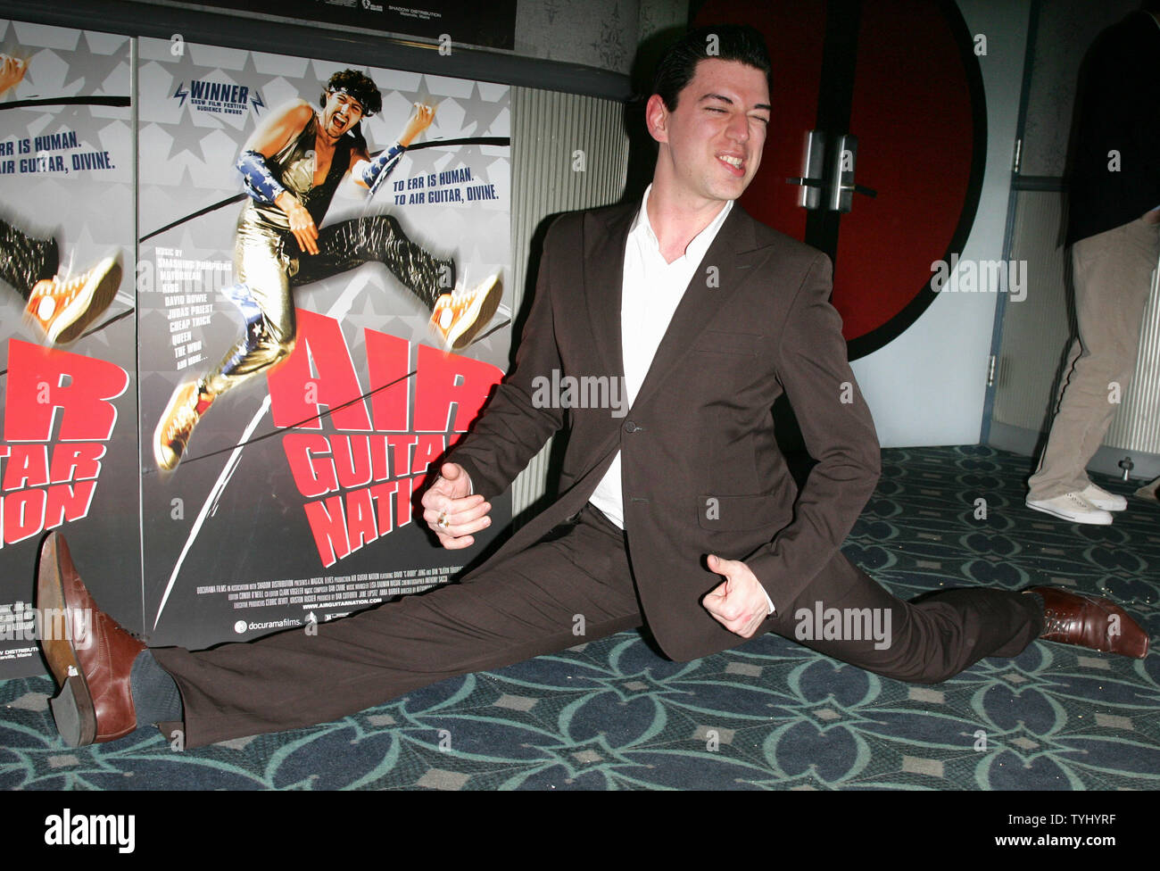 Air guitar contestants hi-res stock photography and images - Alamy