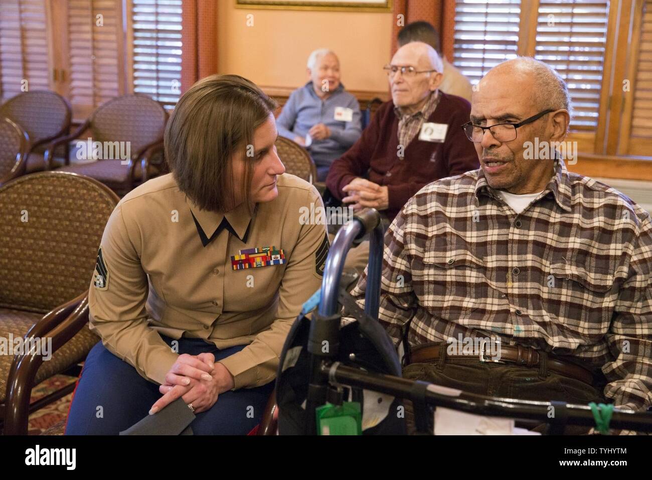 U.S. Marine Corps Staff Sgt. Amanda J. Eason, career planner ...