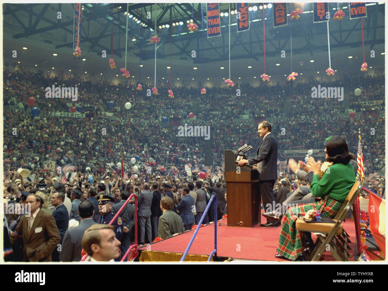 Richard nixon 1972 campaign hi-res stock photography and images - Alamy