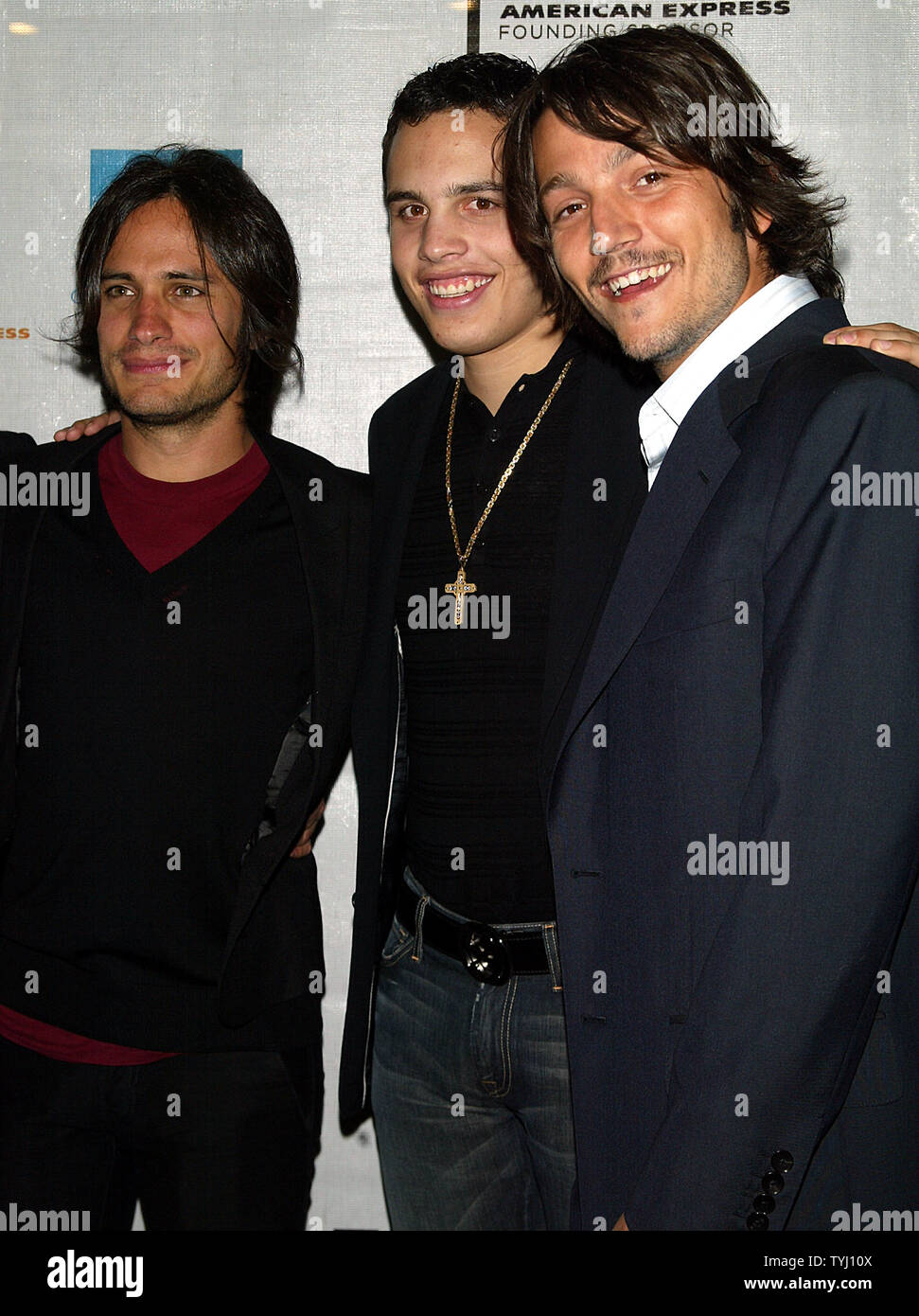 (left to right): Gael Garcia Bernal, Julio Cesar Chavez Jr., and Diego ...