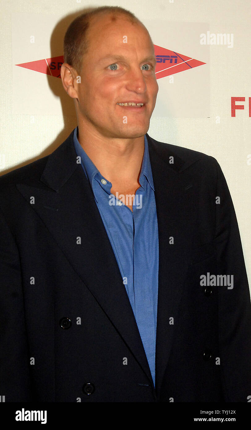 Actor Woody Harrelson poses at the premiere of his new film "The Grand ...