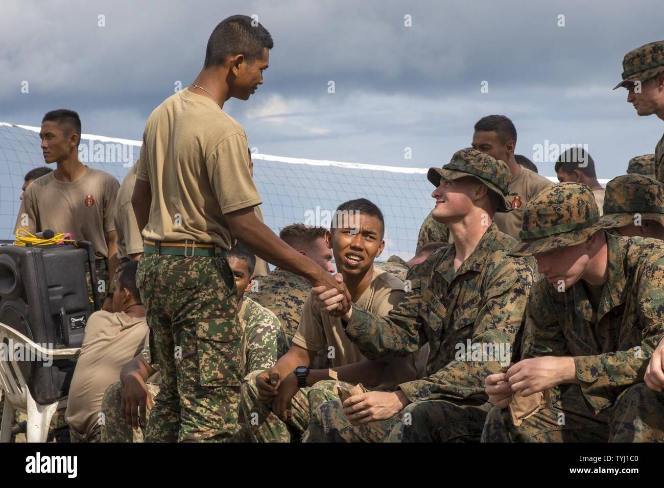 SABAH PROVINCE, Malaysia (Nov. 11, 2016) A Malaysian Soldier with the ...