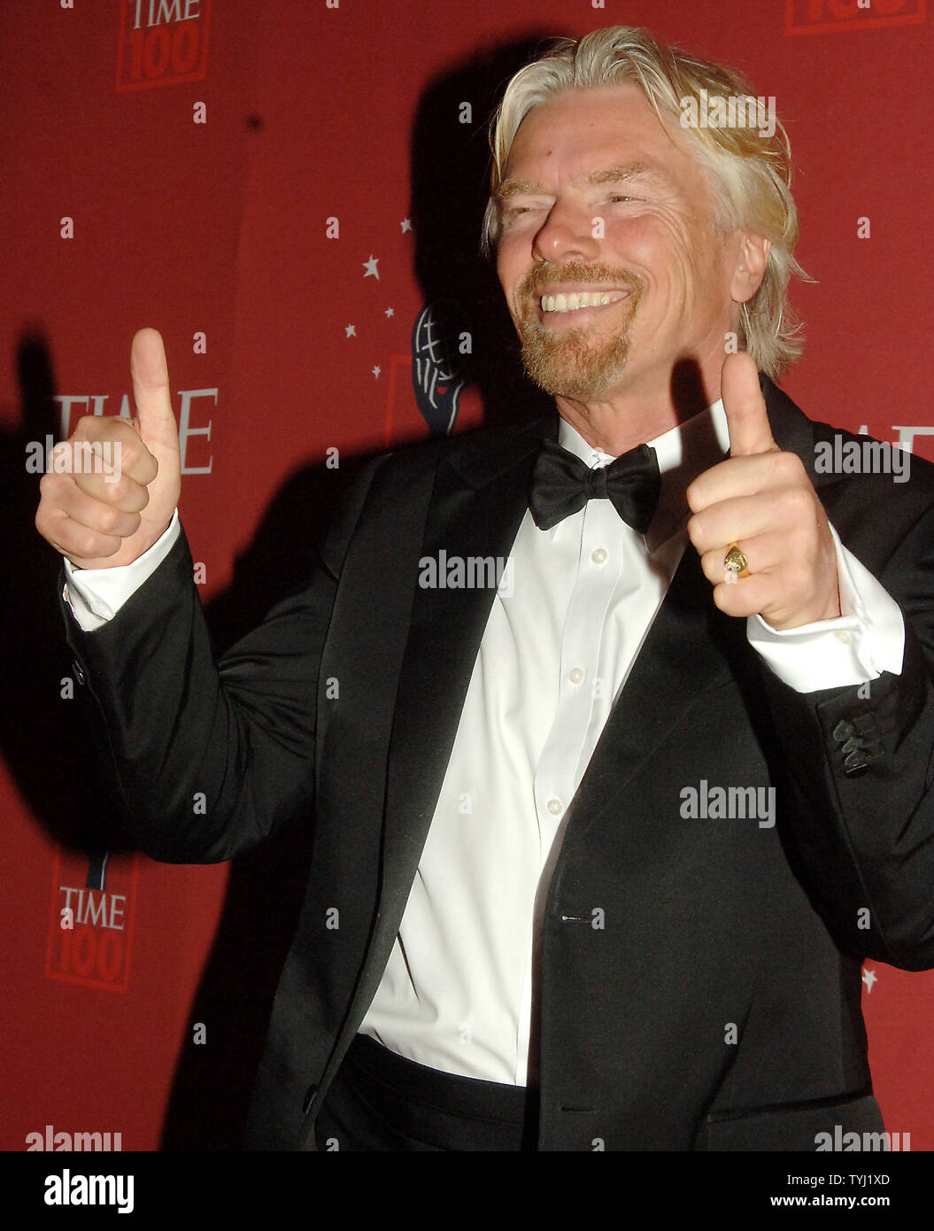 Sir Richard Branson, CEO of Virgin, attends Time magazine 100 Most ...