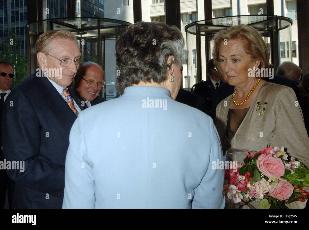 World Trade Center developer Larry Silverstein (left) and wife Klara ...