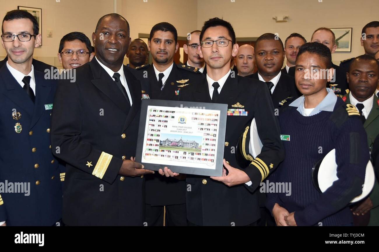 Commander of naval service training command nstc hi-res stock ...