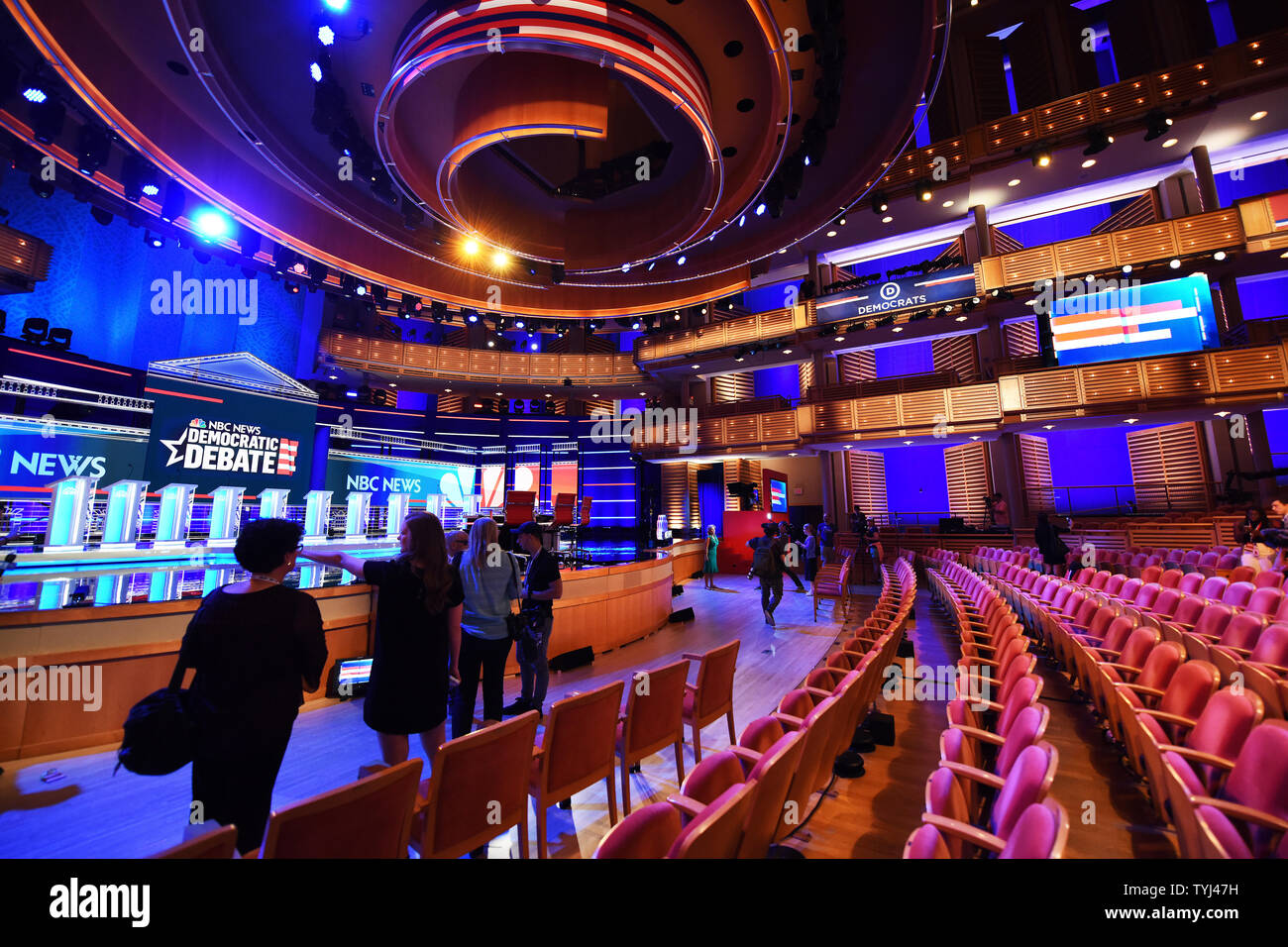 Knight concert hall of the adrienne arsht center hi-res stock ...