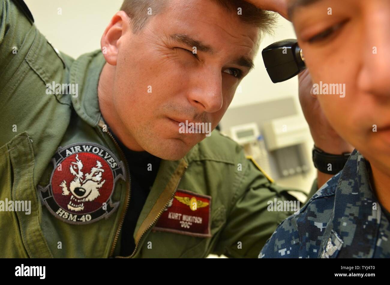 Recruit physical exam hi-res stock photography and images - Alamy